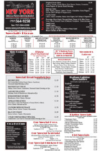 MENU | New York Deli
